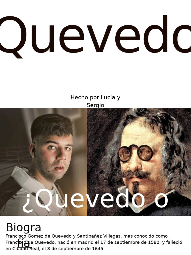 ¿Quevedo o Quevedo | PDF