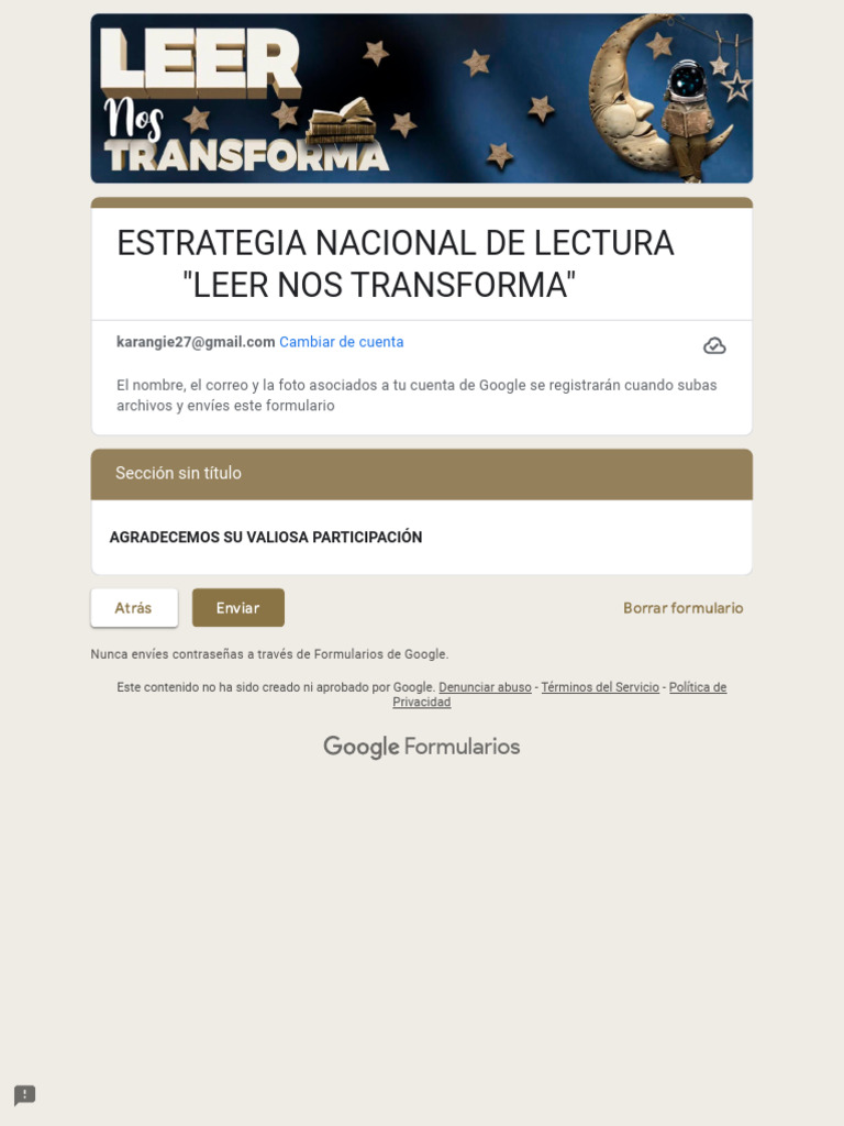 Estrategia Nacional de Lectura - Leer Nos Transforma | PDF