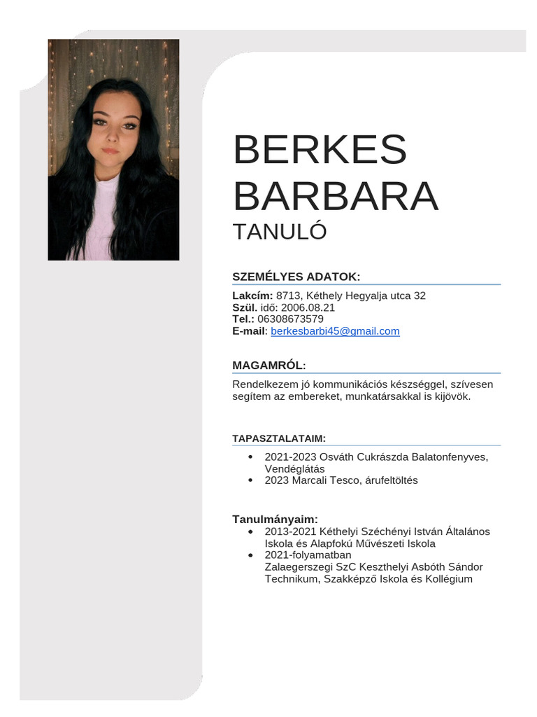 Berkes Barbara 2 | PDF