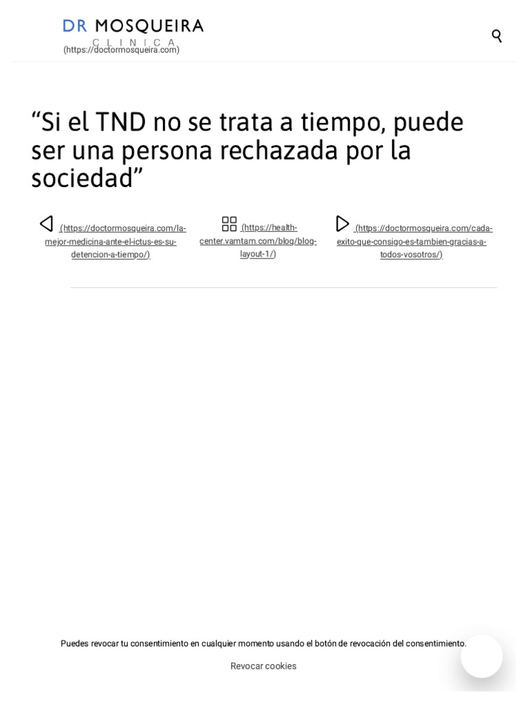 "Si El TND No Se Trata A Tiempo, Puede Ser Una Persona Rechazada | PDF