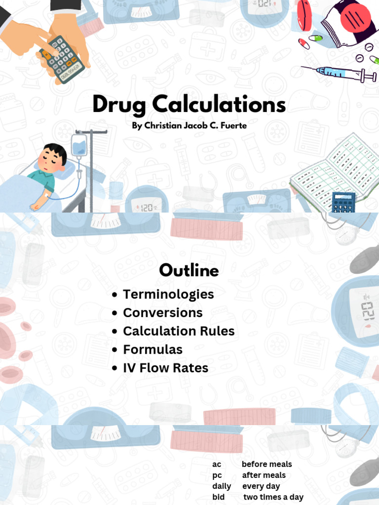 Drug Calculations | PDF