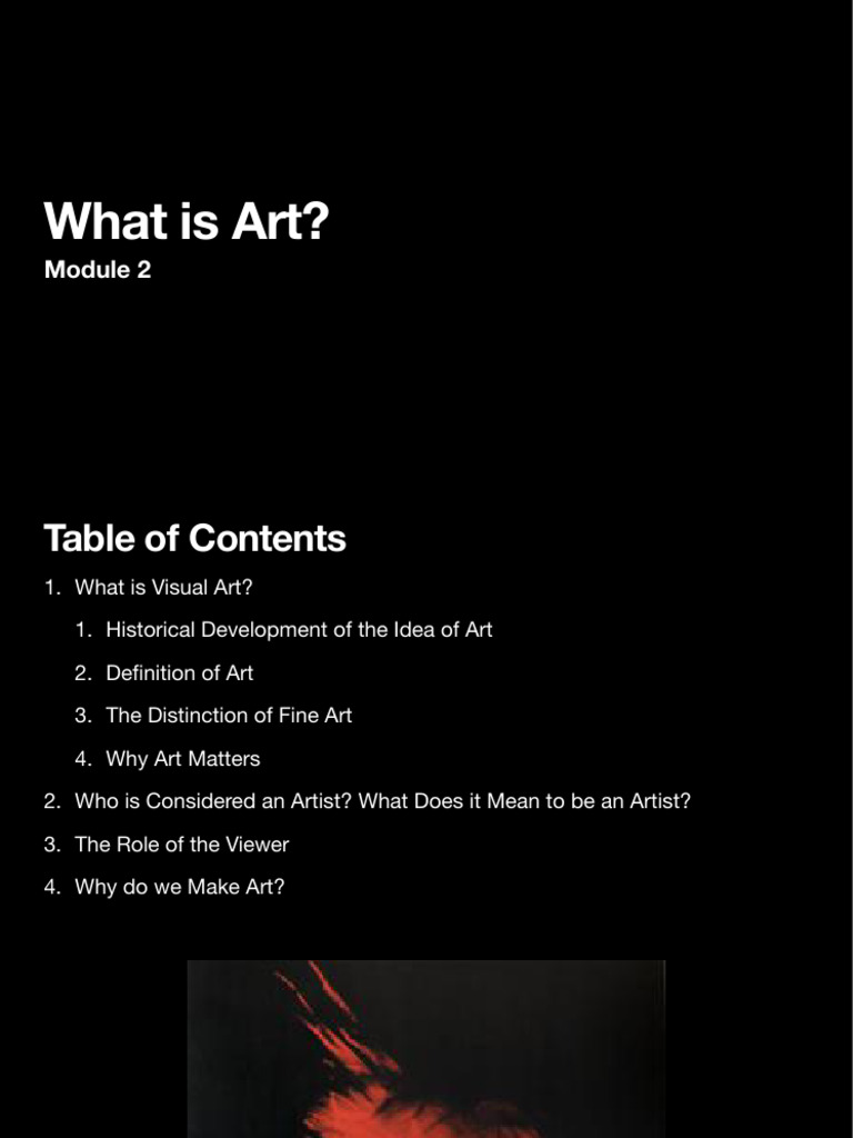What Is Art - (Presentation) | PDF