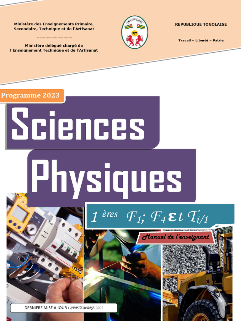 SC-PHYS 2023 1ères F1, F4, Ti1 - (Prof) | PDF | Electromagnetism