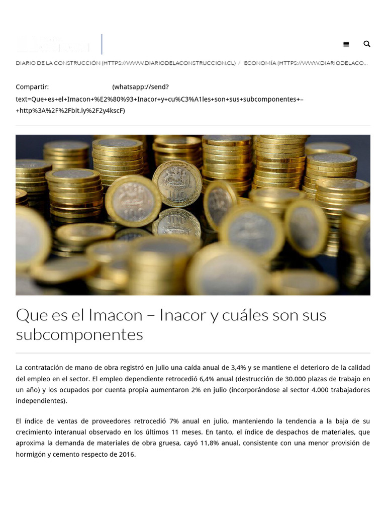 Que Es El Imacon - Inacor y Cuáles Son Sus Subcomponentes - Diario de ...