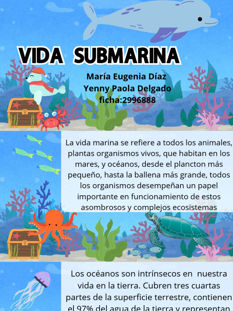 TEMA 14- VIDA SUBMARINA | PDF