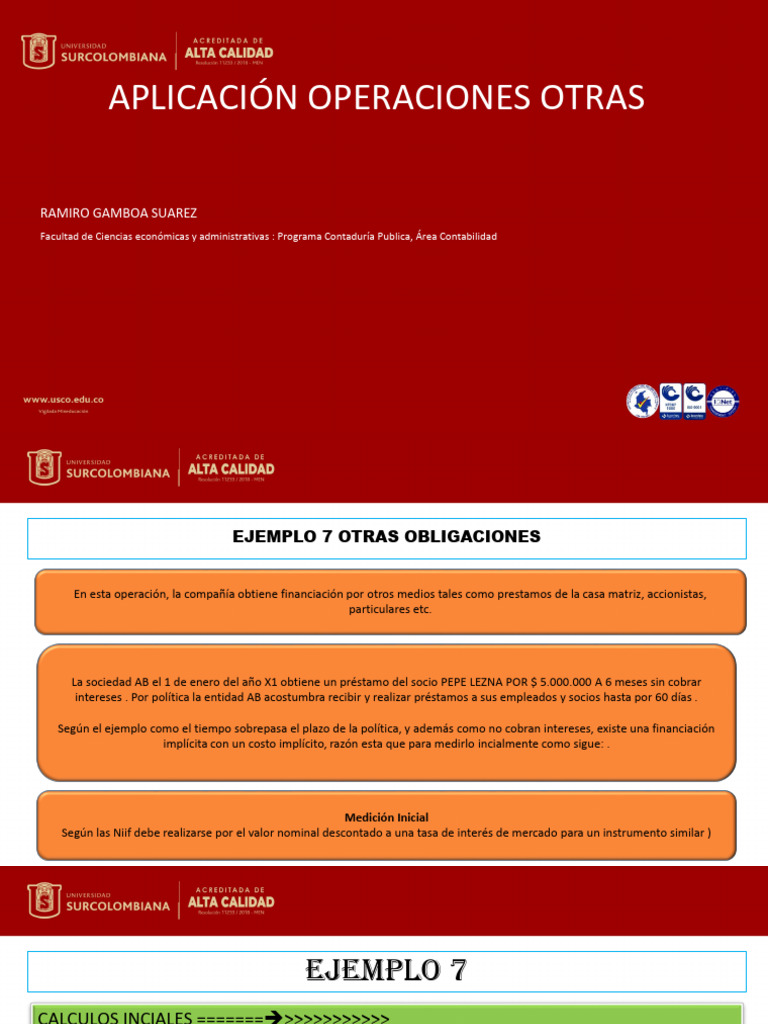 4.5 Aplicaciones Oblig. Financ. Otras | PDF