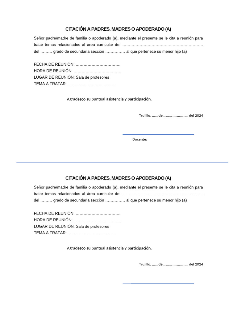 Citación A PPFF | PDF