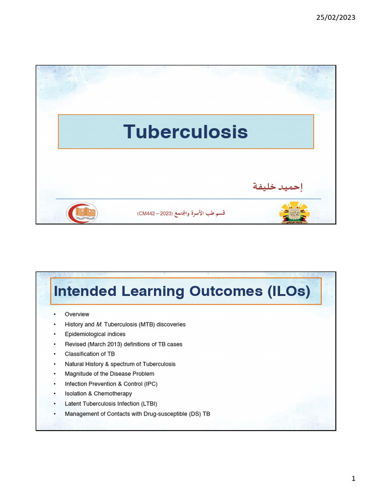 Tuberculosis | PDF
