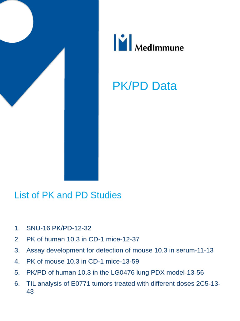 CD73 Pk data | PDF