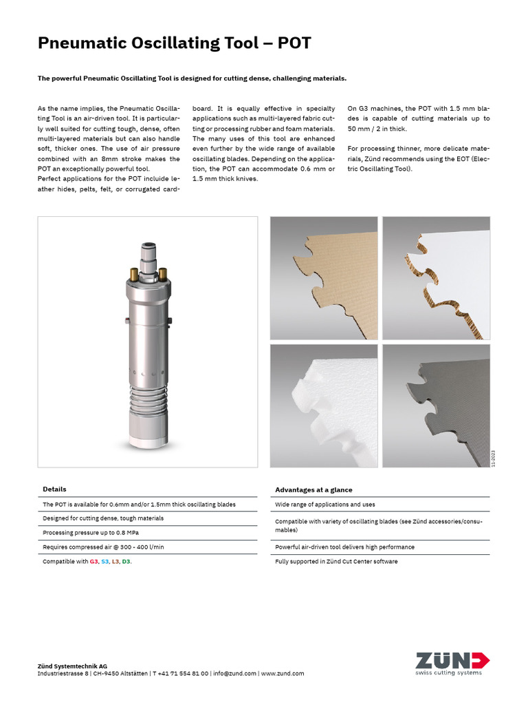 Pri - Pneumatic Oscillating Tool - POT - 3 - EN-Us | PDF