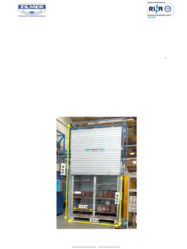 Industrial Oven Specifications - Zilmer. Rev. 00 | PDF