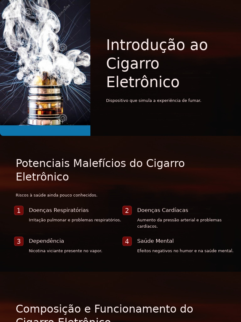 Introducao Ao Cigarro Eletronico | PDF