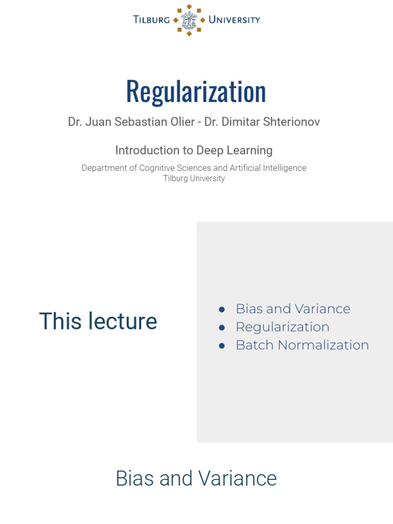 Regularization | PDF