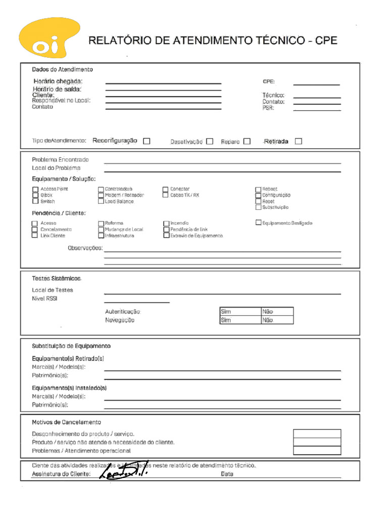 Relatório Cpe | PDF