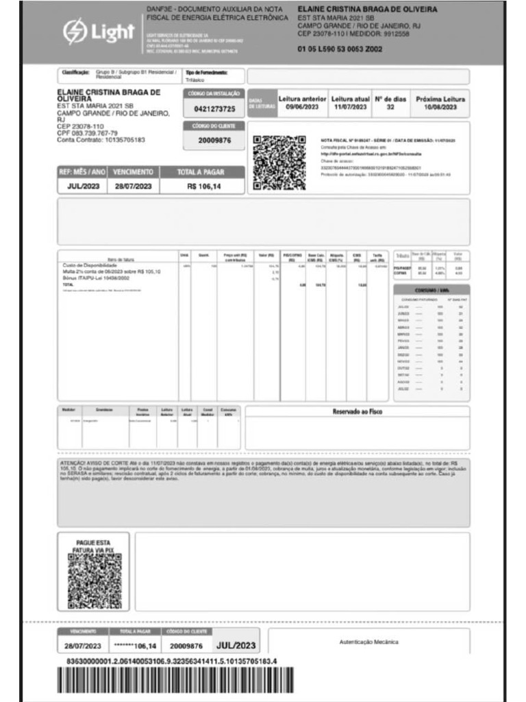 Comprovante de Residência Faculdade | PDF