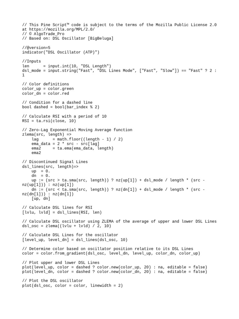 DSL Oscillator (ATP) | PDF