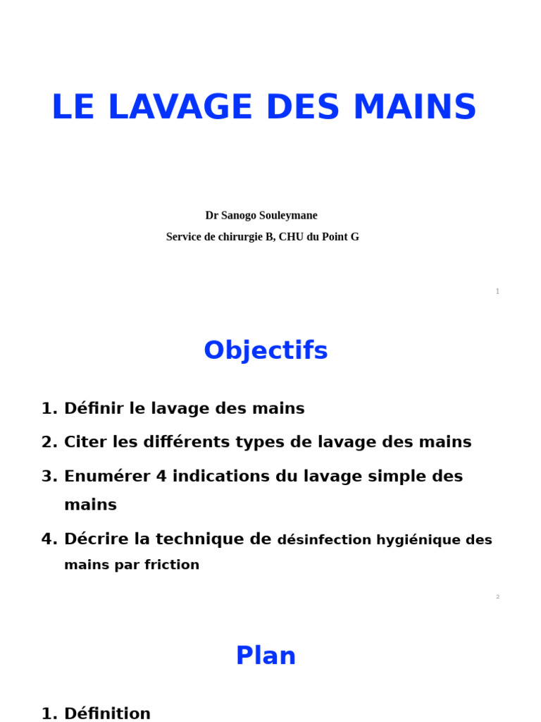 Hygiène Main | PDF