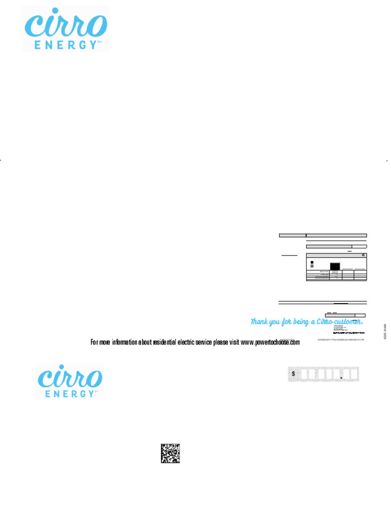 Cirro Energy Invoice | PDF