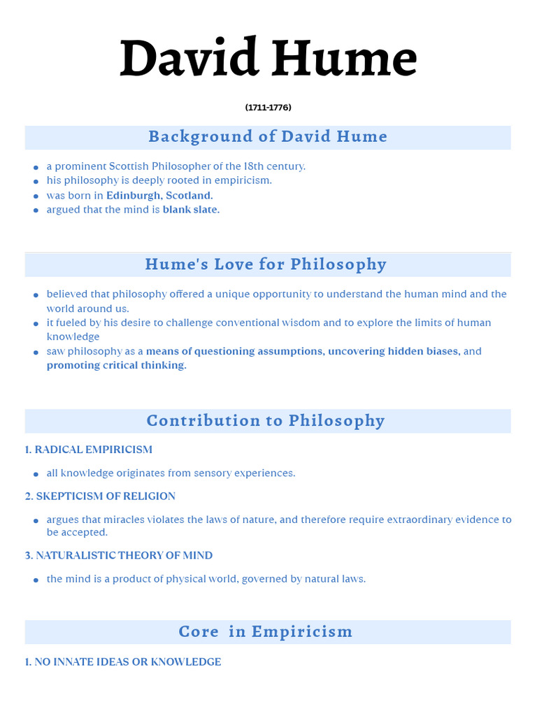 David Hume | PDF