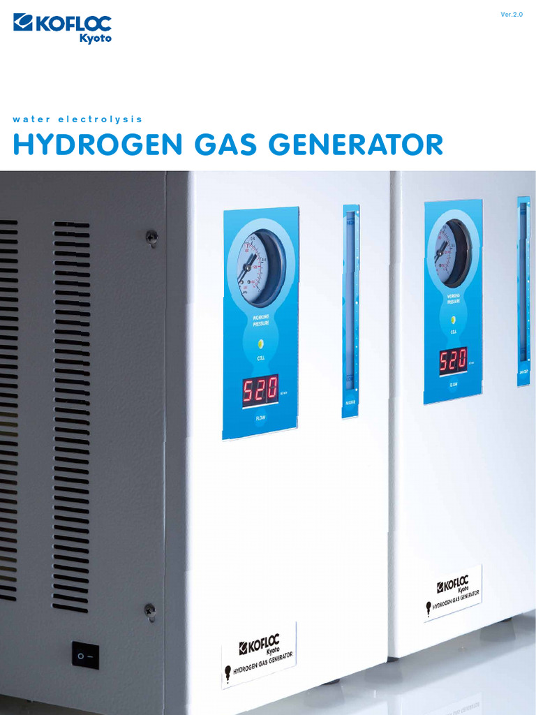High-Purity Hydrogen Generator Device | PDF | Hydrogen | Water