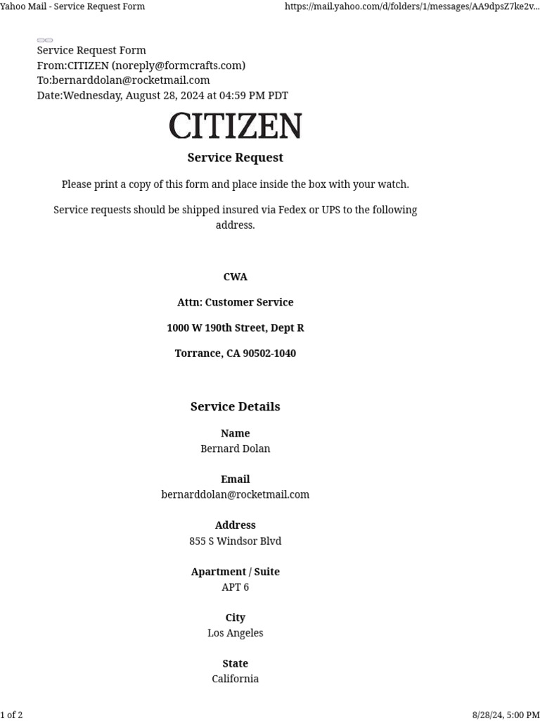 Citizen_Service_Request_Form | PDF