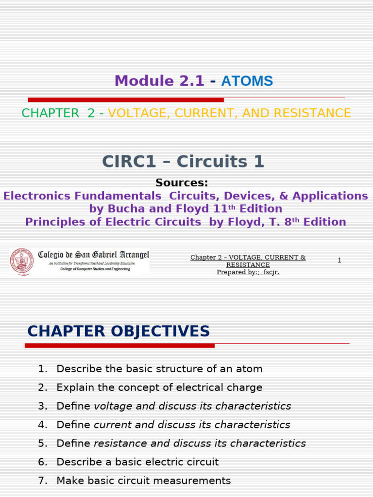 Module 2.1 ATOMS s 1 | PDF