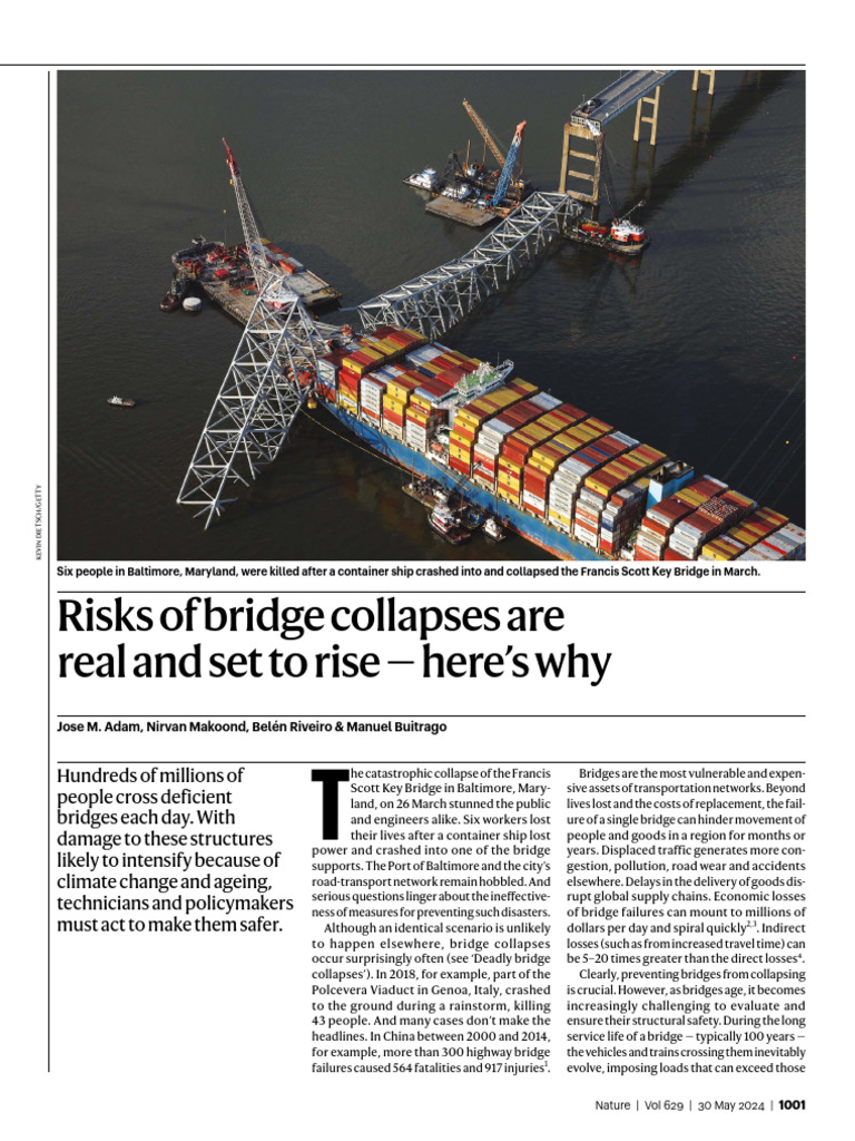 Risks of Bridge Collapses Are Real and Set To Rise | PDF | Bridge | Risk