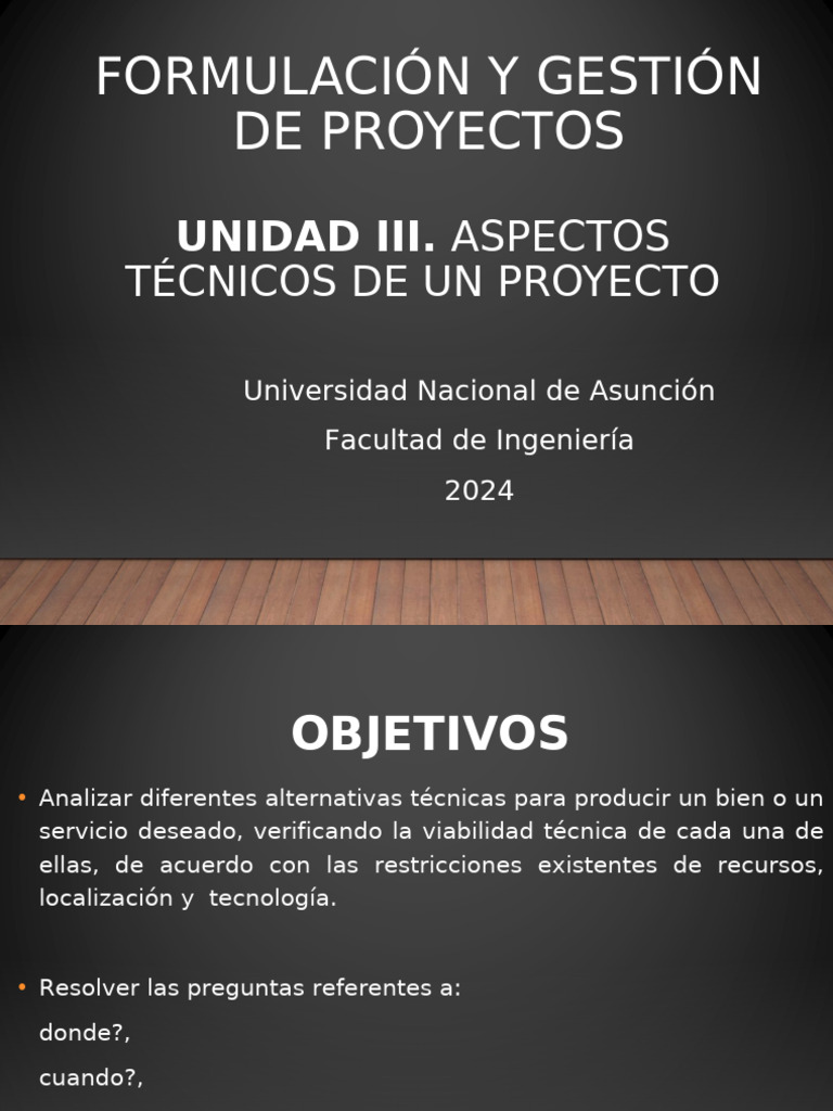 03 Cap 03 Aspectos Técnicos Del Proyecto - 05032024 | PDF