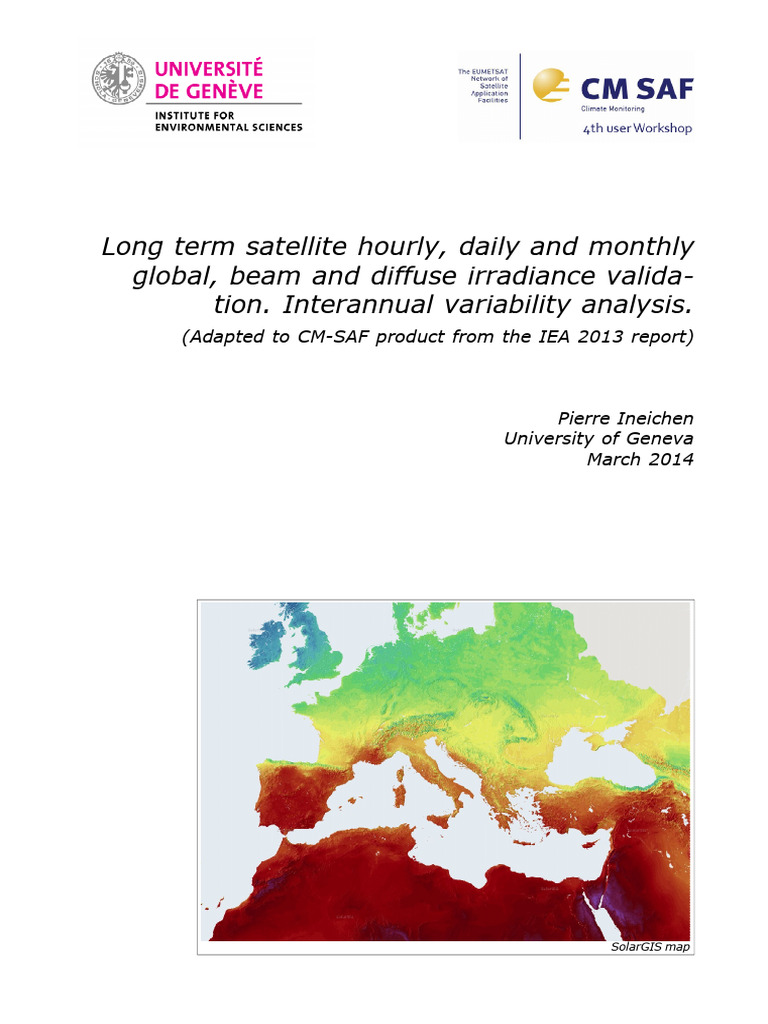 Ineichen 2014 - Long Term Saf Validation | PDF