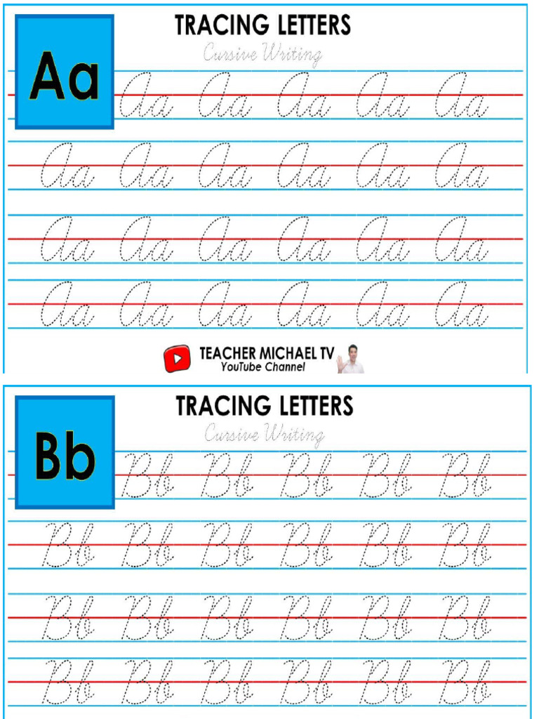 Cursive Tracing | PDF