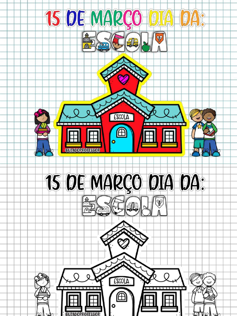 Atividades Dia Da Escola Pdf