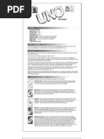 UNO Rules PDF | PDF | Toys | Entertainment
