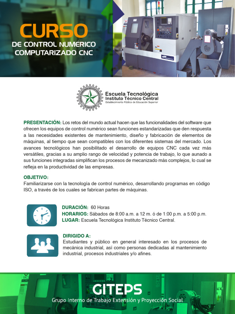 De Control Numérico Computarizado CNC: Presentación | PDF