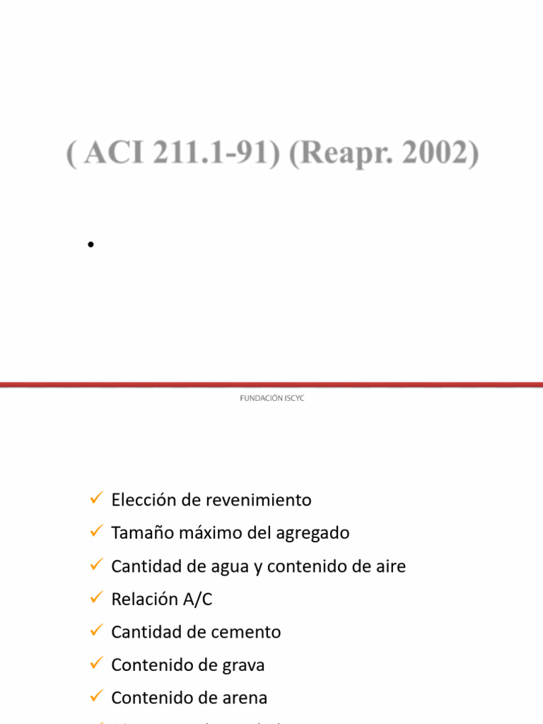 Aci 211.1 | PDF