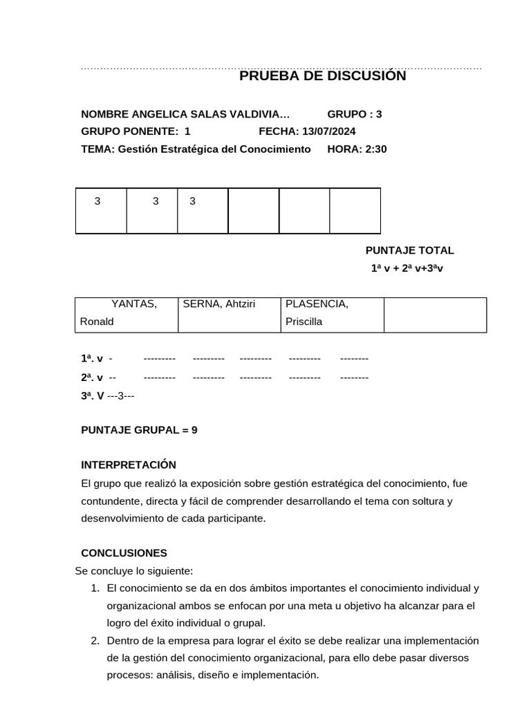 Prueba de Discusi-N3 | PDF