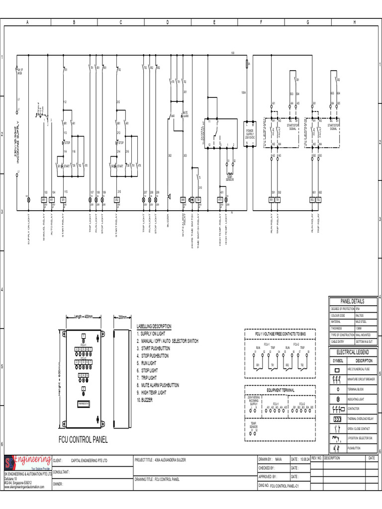 FCU CONTROL PANEL_CAPITEL ENGINEERING | PDF