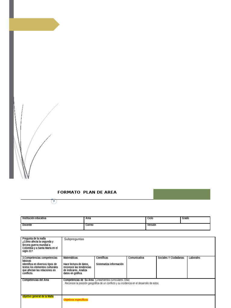 Formato_plan_de_area | PDF