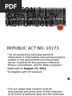 Data Privacy Act of 2012 | PDF | Information | Privacy