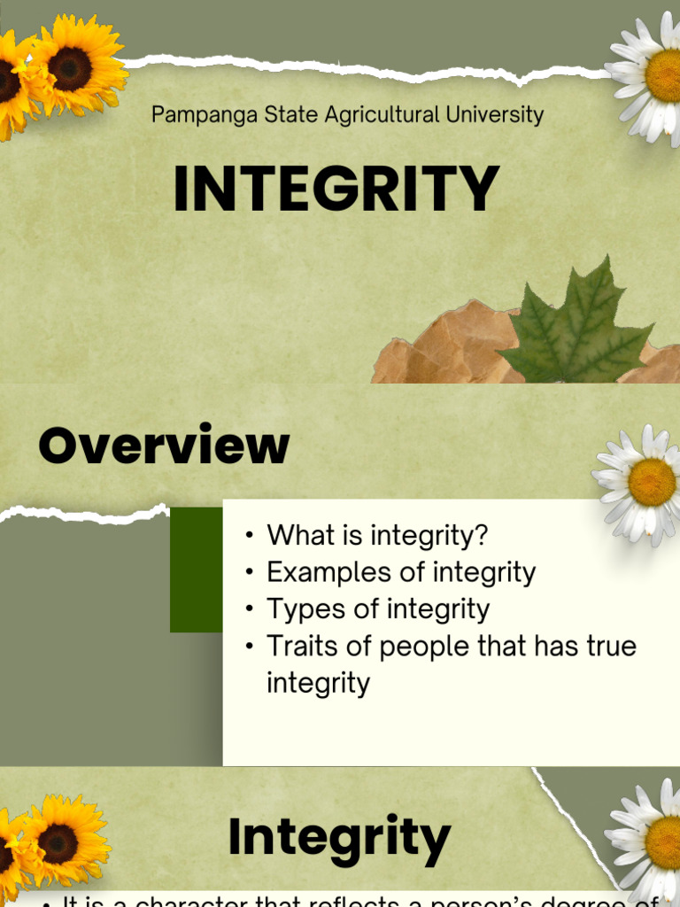 Integrity | PDF