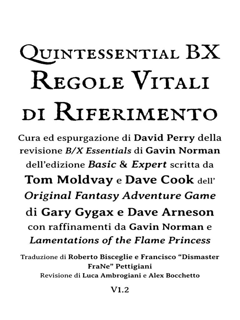 QBX - Reference - Master v1.2 - ITA | PDF