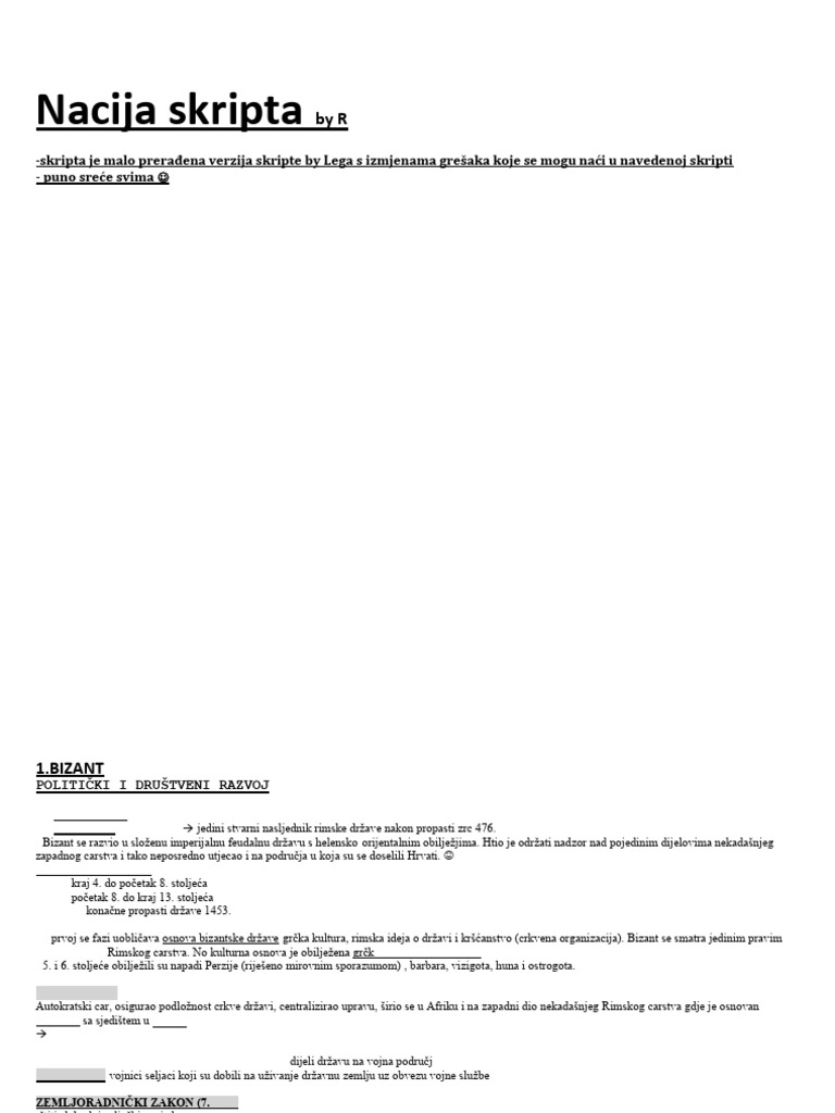 0 Nacija Skripta | PDF