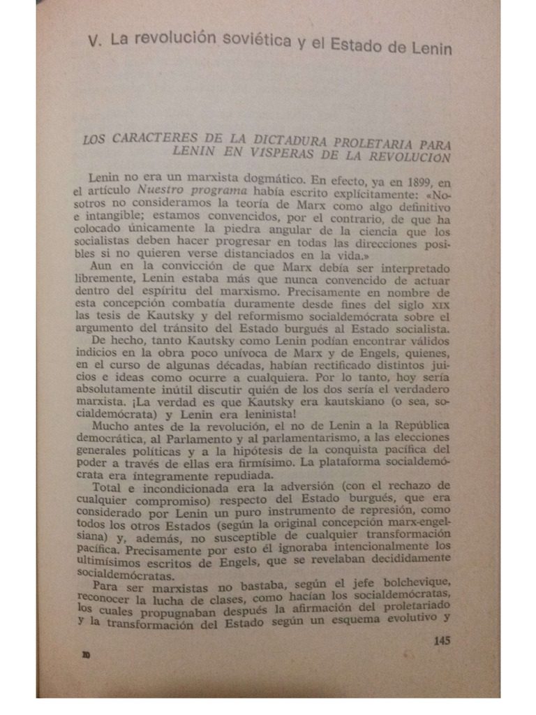 Luigi Preti - V. Revolución Soviética y El Estado de Lenin | PDF