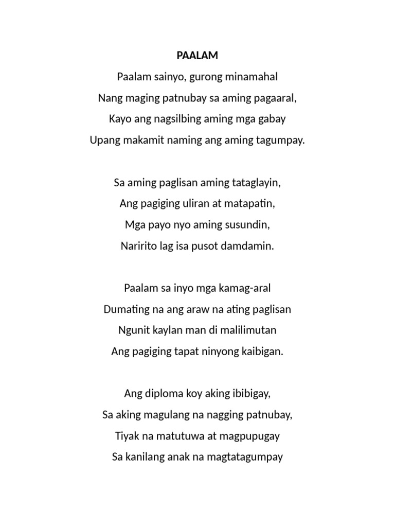 PAALAM | PDF PAALAM | PDF