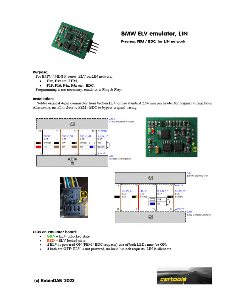 BMW Elv Lin | PDF