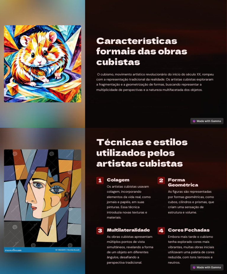 Caracteristicas Formais Das Obras Cubistas | PDF