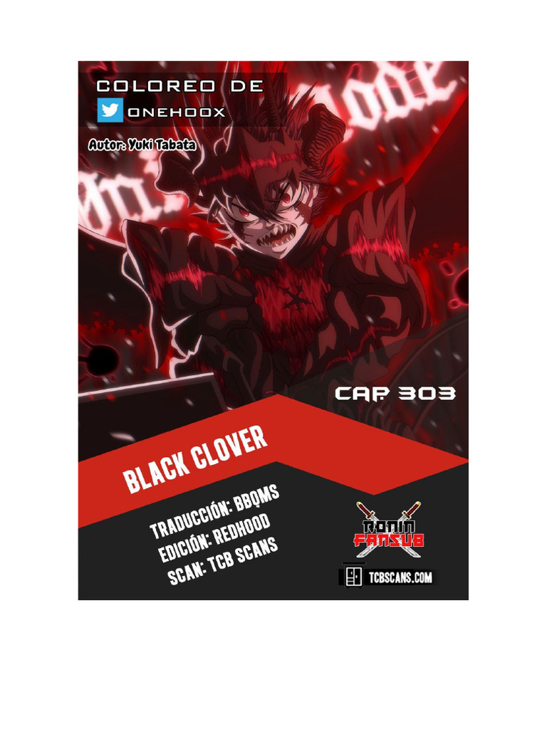 Black Clover Capítulo 303 Manga | PDF