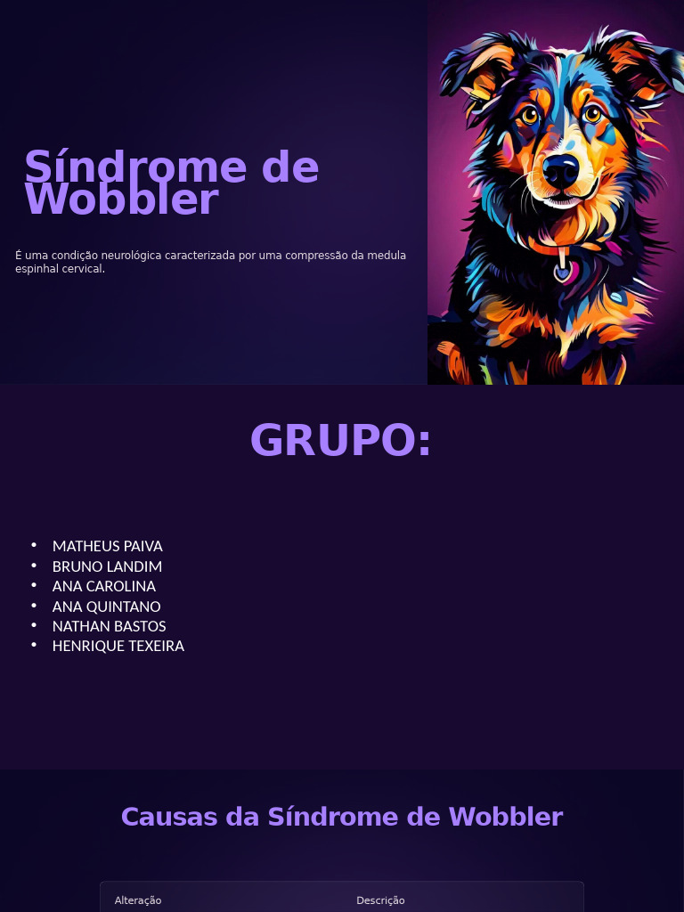 Síndrome de Wobbler | PDF