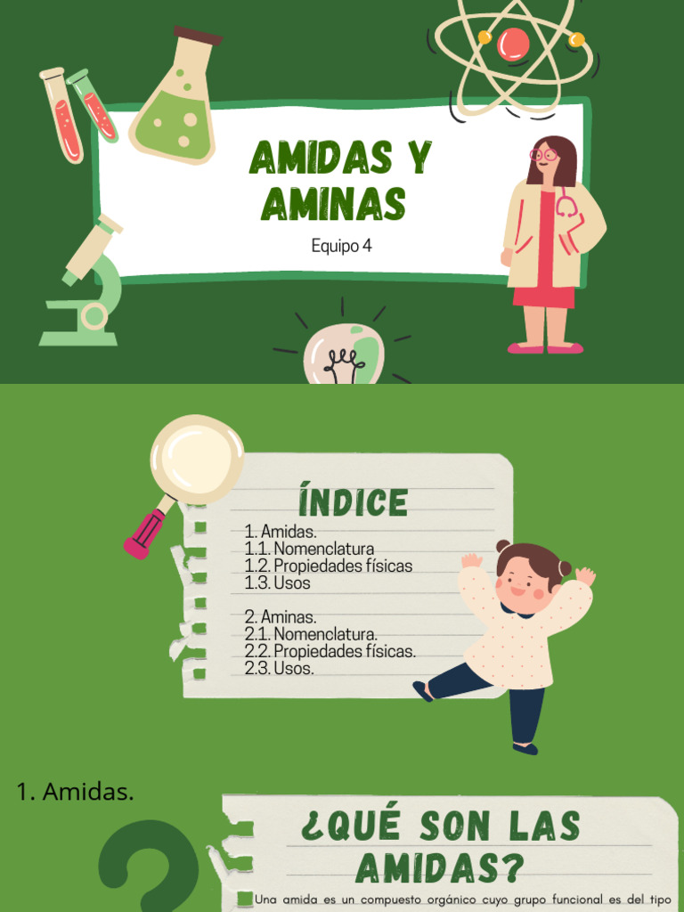 Amidas y Aminas. | PDF