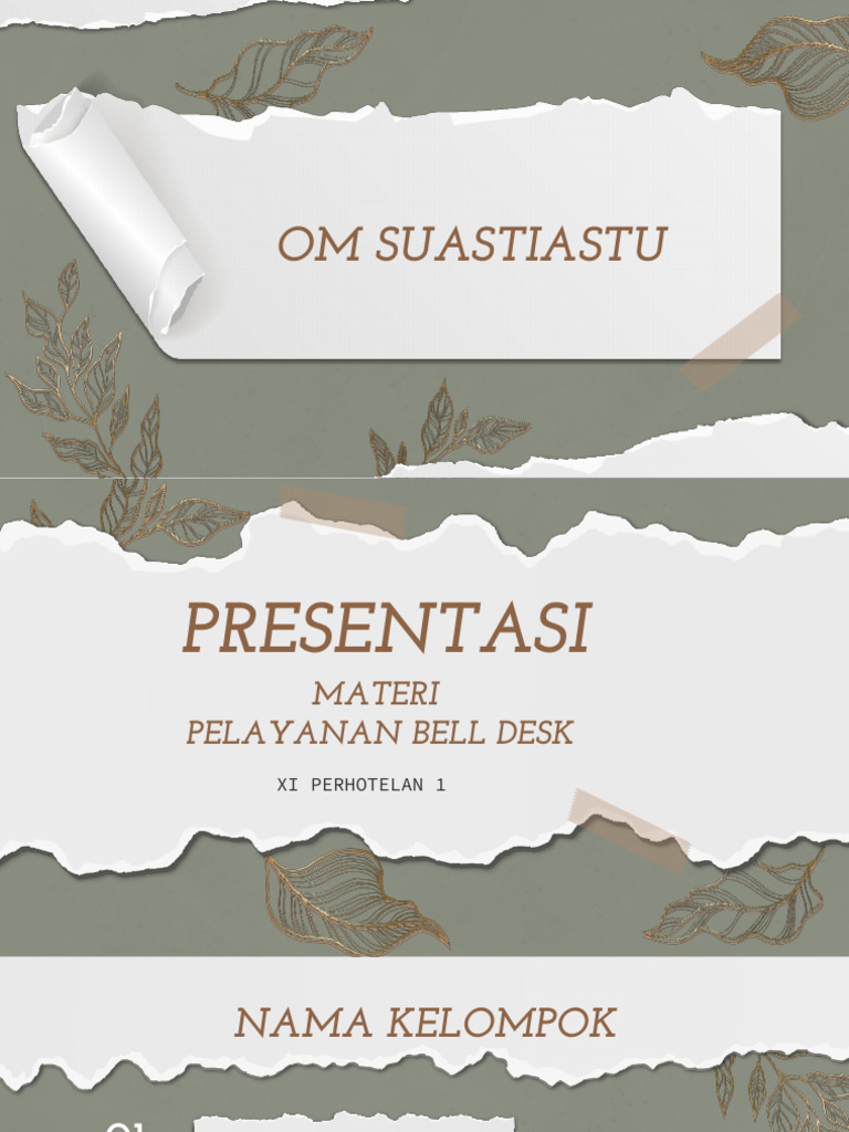 Tugas dan Tanggung Jawab Bellboy | PDF