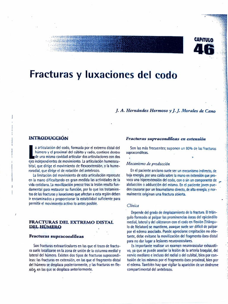 8 Secot - C46 - Fractura Lux Codo | PDF